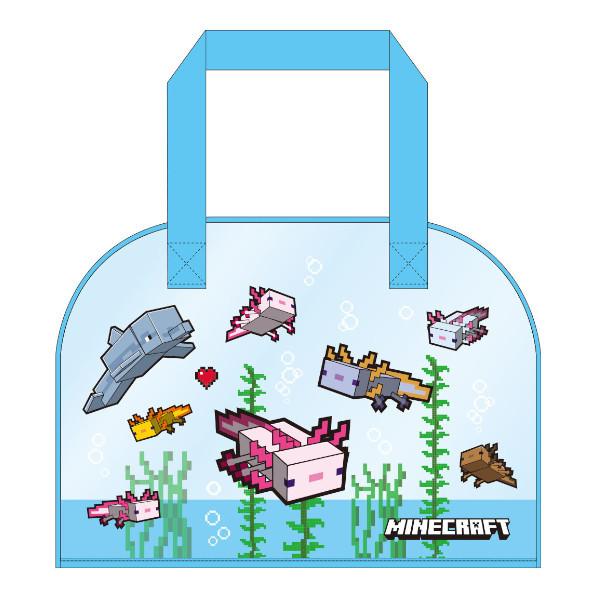 plusnao（プラスナオ） ビニールトート トートバッグ マインクラフト プールバッグ キッズ 子供 for クリーパー マイクラグッズ Minecraft カバン 鞄 : プラスナオ ...