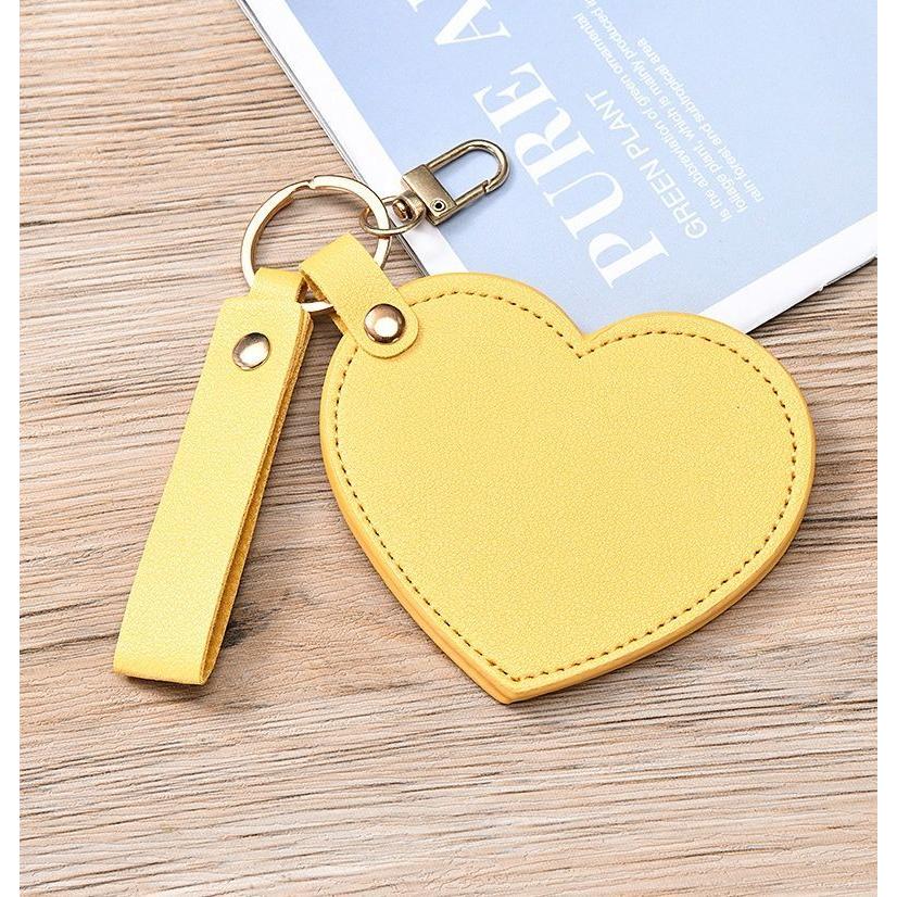 コンパクトミラー 手鏡 ハンドミラー スライド式 ストラップ付き キーリング付き 吊り下げ 小型 携帯用 持ち歩き 化粧直し メイク直し ...