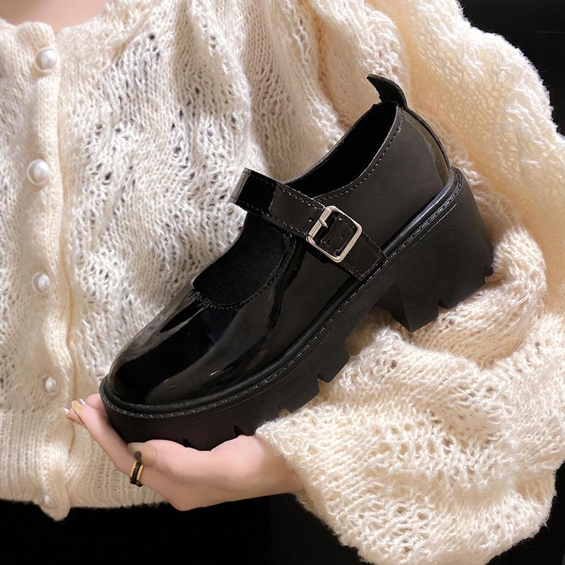 ローファー レディース 女性 ストラップ 厚底 フェイクレザー パンプス ラウンドトゥ かわいい おしゃれ シンプル カジュアル 靴 くつ : kutu-35713 : プラスナオYahoo ...