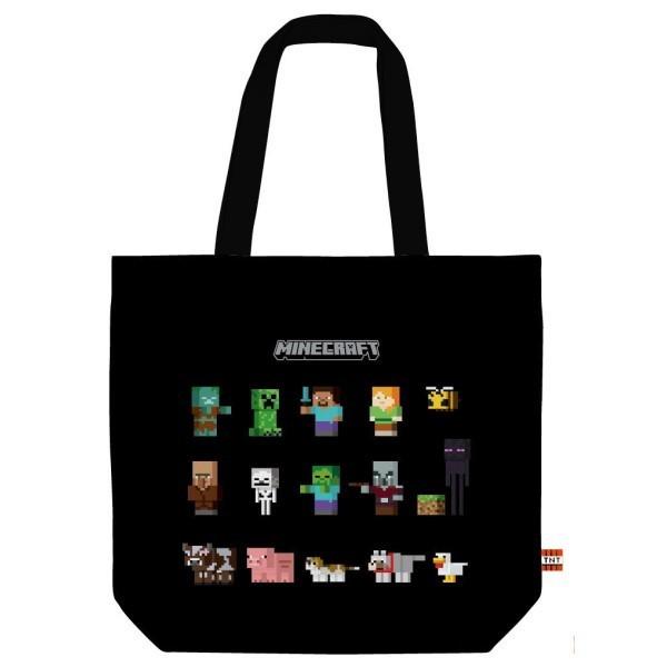 plusnao お出かけトートバッグ Minecraft マインクラフト マイクラ グッズ 鞄 カバン レディース メンズ キッズ 子供 子ども Mob クリーパー : プラスナオYahoo ...