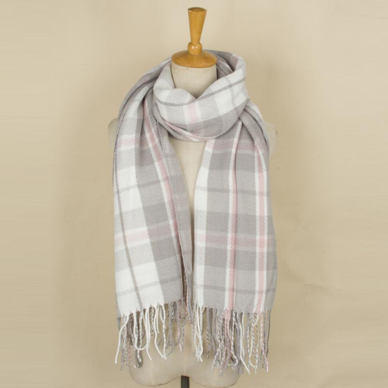 plusnao（プラスナオ） ストール 大判 レディース 女性 200x70cm ショール ブランケット マフラー 肩掛け ひざ掛け チェック ...