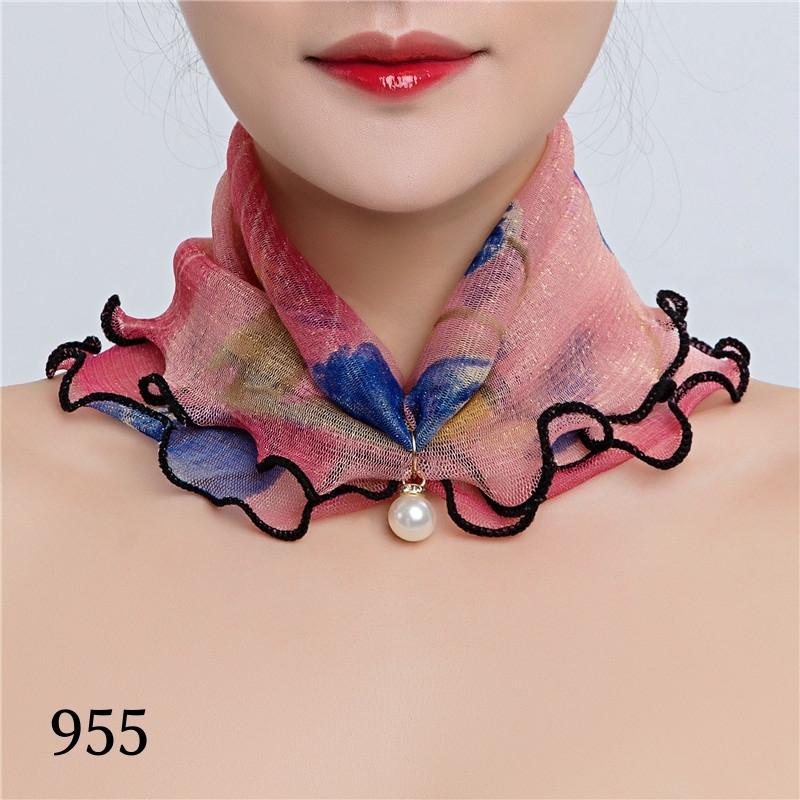 スカーフ ヘアバンド ハンドバンド 3WAY レディース 女性用 フェイパール 総柄 メッシュ メロウフリル かわいい おしゃれ 上品 きれいめ デザ :oth-51067:プラスナオ ...