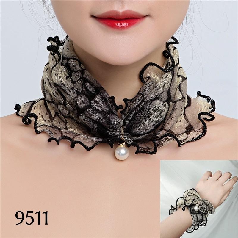 スカーフ ヘアバンド ハンドバンド 3WAY レディース 女性用 フェイパール 総柄 メッシュ メロウフリル かわいい おしゃれ 上品 きれいめ デザ :oth-51067:プラスナオ ...