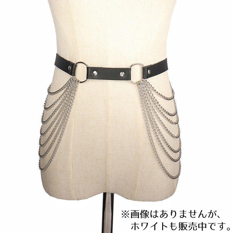 plusnao ウエストベルト ウエストチェーン レディース アクセサリー レザー調 ゴスロリ ゴシック パンク ロック V系 ウエストマーク : プラスナオYahoo!店 - 通販 ...
