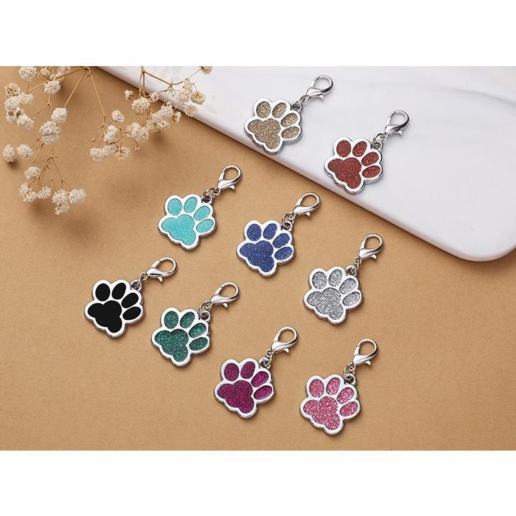 ペット用迷子札 名札 ネームタグ ネームチャーム 犬猫兼用 ドッグタグ キャットタグ 犬 猫 ペット用品 ペットグッズ 首輪アクセサリー 肉球型 迷子 : pet-10697 : プラスナオ ...