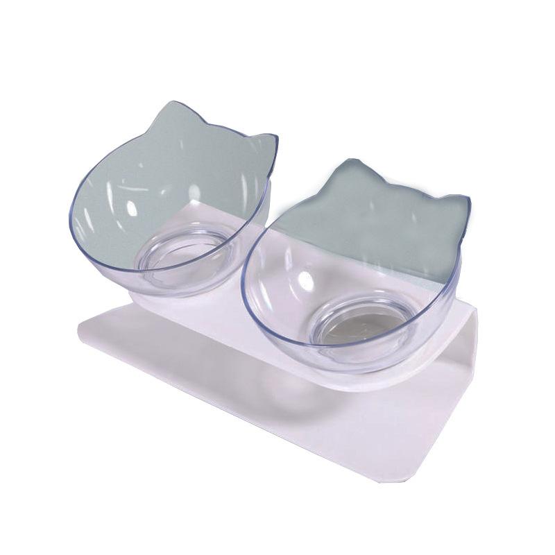 フードボウル ダブルボウル 猫用食器 犬用食器 台付き スタンド付き ペット用食器 ウォーターボウル 給餌 給水 餌皿 エサ入れ 水入れ 角度付き 食 :pet-70080:プラスナオ ...