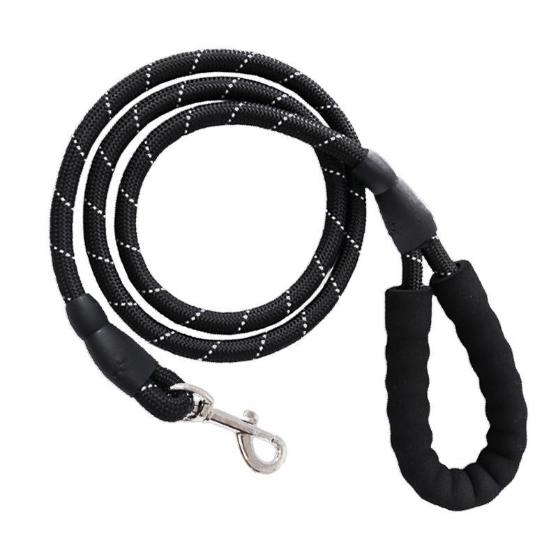 リード 反射材 犬用 猫用 ペット用品 ペットグッズ 縄 牽引紐 ロープ 1.5M ソフトグリップ ソフトハンドルシンプル おしゃれ かわいい カジュ :pet-76648:プラスナオ ...