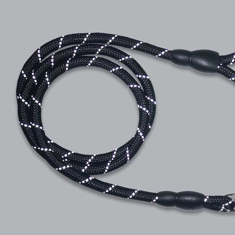 リード 反射材 犬用 猫用 ペット用品 ペットグッズ 縄 牽引紐 ロープ 1.5M ソフトグリップ ソフトハンドルシンプル おしゃれ かわいい カジュ :pet-76648:プラスナオ ...