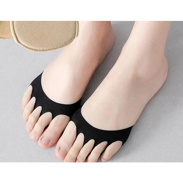 plusnao 5本指ハーフソックス 1足 レディース フットカバー インナー靴下 足指くつ下 オープントゥ つま先なし 靴擦れ防止 パンプスイン ふんわり 薄手 シ : プラスナオYahoo ...