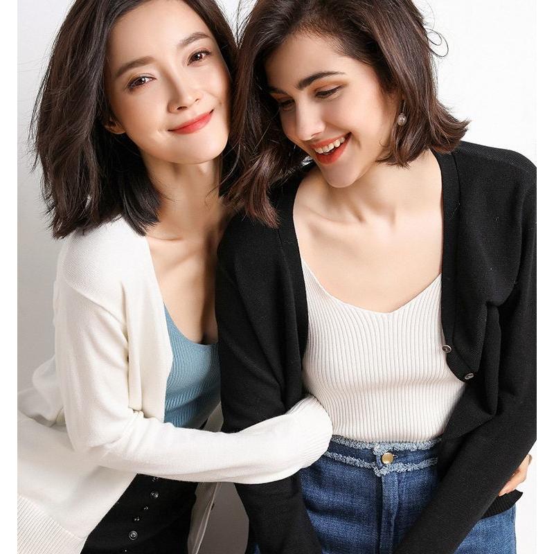 plusnao カーディガン 長袖 レディース トップス 大きいサイズ Vネック デイリー オフィス カジュアル 羽織り ボタン 無地 きれいめ カラバリ豊富 : プラスナオYahoo!店 ...