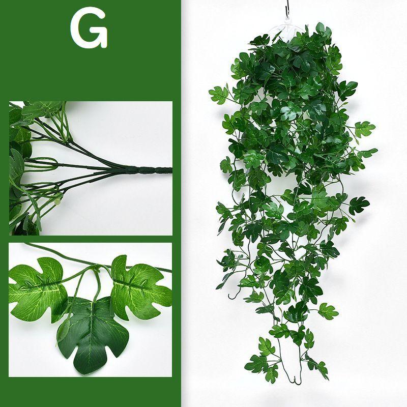 フェイクグリーン 人工観葉植物 造花 緑 藤 つる 壁掛け 枯れない インテリア 飾り リアル 結婚式 ホームガーデン ベランダ : プラスナオYahoo!店 - 通販 - Yahoo!ショッピング
