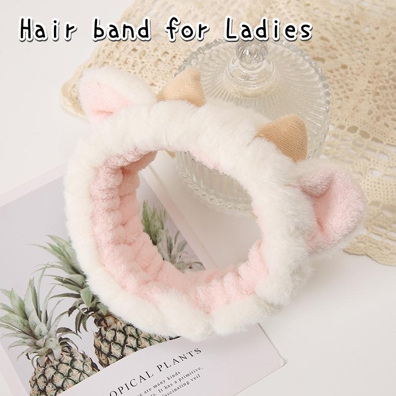 ヘアバンド ヘッドバンド レディース 女性用 耳付き?髪留め 洗顔 洗面 メイク 化粧 スキンケア 可愛い 柔らかい ふわふわ もこもこ リラックスタ : プラスナオYahoo!店 - 通販 ...