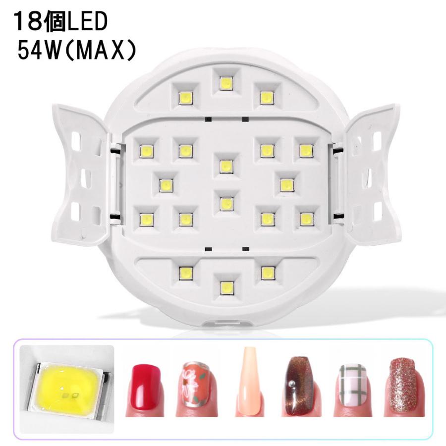ネイルライト ジェルネイル LED UVライト 54W ミラー付き 鏡 ラウンド 折りたたみスタンド USB リチウム :zak-07643:プラスナオYahoo!店 - 通販 - Yahoo ...