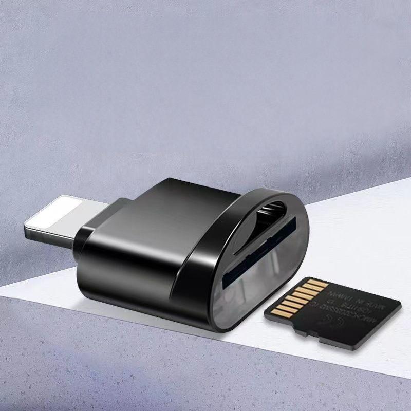 MicroSDカードリーダー Lightning TFカードリーダー マイクロSDカードリーダー 変換アダプター iPhone用 スマホ用 ライトニン : プラスナオYahoo!店 - 通販 ...