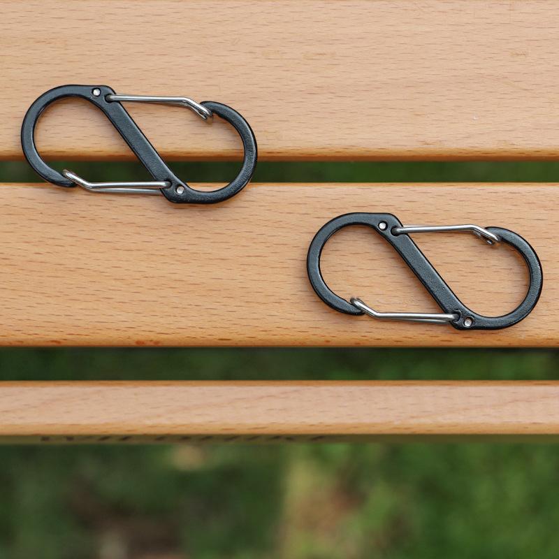 plusnao カラビナフック 単品 1個 S字 8の字 Sビナー アウトドア用品 登山 クライミング キャンプ 釣り アウトレジャー 便利 : プラスナオYahoo!店 - 通販 ...
