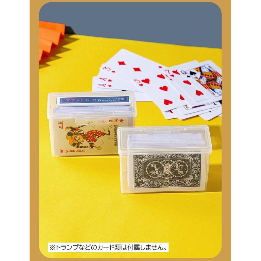 トランプ収納ケース 収納ボックス ミニ カード入れ 小物入れ 蓋付き クリア 透明 中身が見える 整理整頓 スッキリ 引き出し収納 フタ付き コレクシ :zak-17623:プラスナオ ...