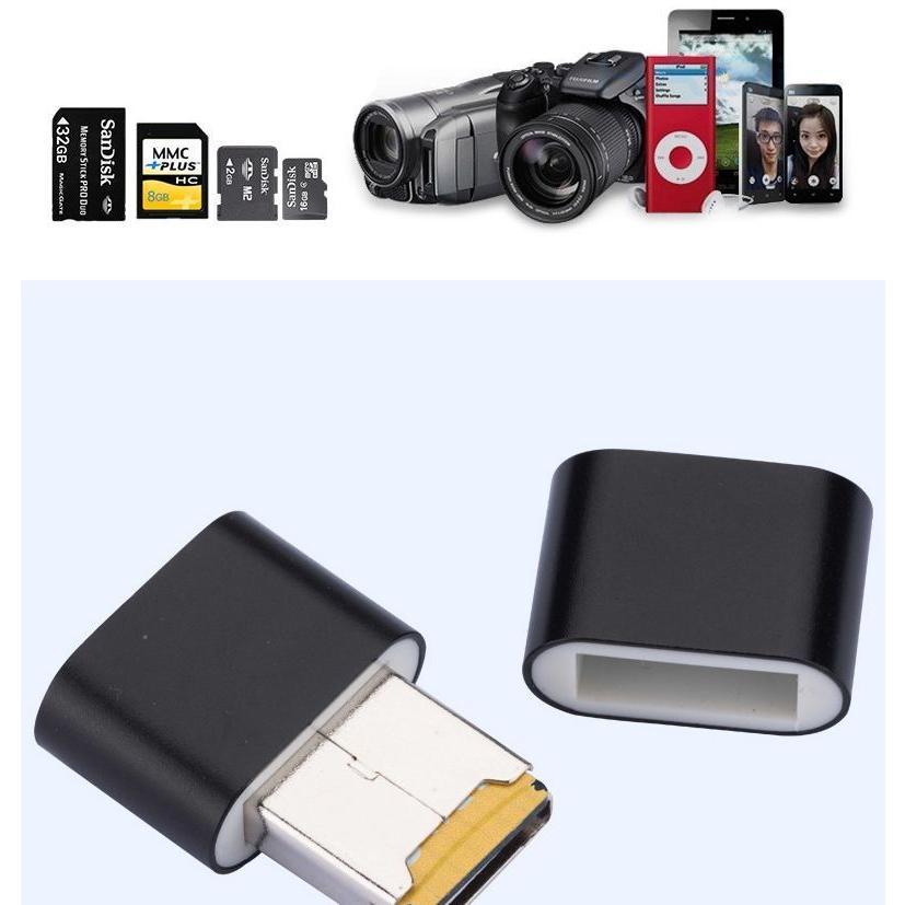 外付けカードリーダー ミニ高速USB 2.0カードリーダー デスクトップ ラップトップ ノートブック マイクロSDメモリカード usb to micr : プラスナオYahoo!店 - 通販 ...