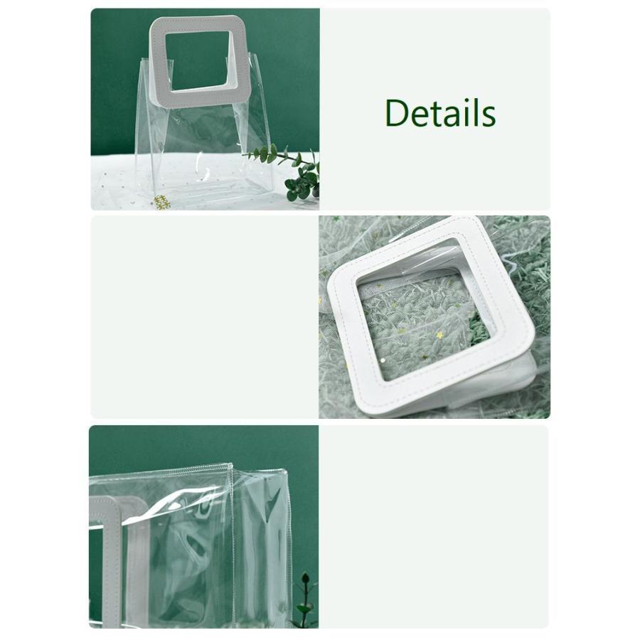 ラッピングバッグ ギフトバッグ 透明バッグ 18 20cm クリアバッグ 手提げ プレゼント用 贈り物用 ギフト用袋 おしゃれ シンプル スタイリッシ : zak-24161 : プラスナオ ...