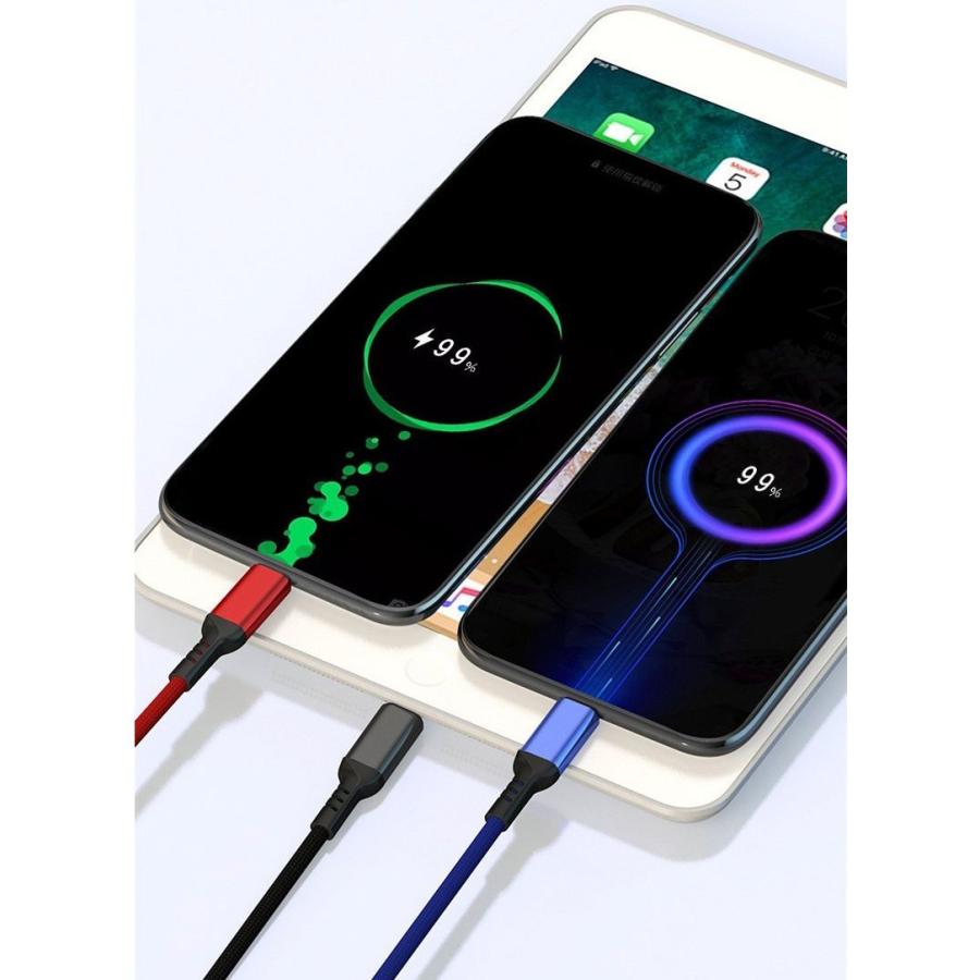 3in1 USBケーブル 充電ケーブル iPhone Android Type-C Micro USB 1.2m 3種コネクタ 充電コード スマホ 携 : プラスナオYahoo!店 - 通販 ...
