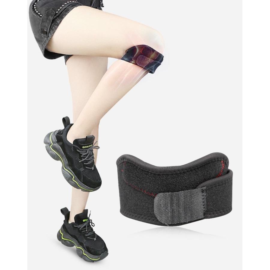 膝サポーター ニーストラップ 1個 単品 片膝用 膝バンド 膝固定 プロテクター サポート 締め付け 調節可能 膝痛対策 怪我 防止 予防 細い 細め : zak-41256 : プラスナオ ...