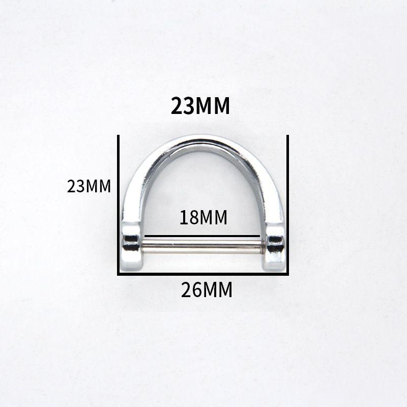 Dカン 23mm 同色2個セット 手芸用品 手作り ハンドメイド D環 Dリング ねじ式 ネジ式 金属製 シャックルキーホルダー キーリング バッグ : プラスナオYahoo!店 - 通販 ...