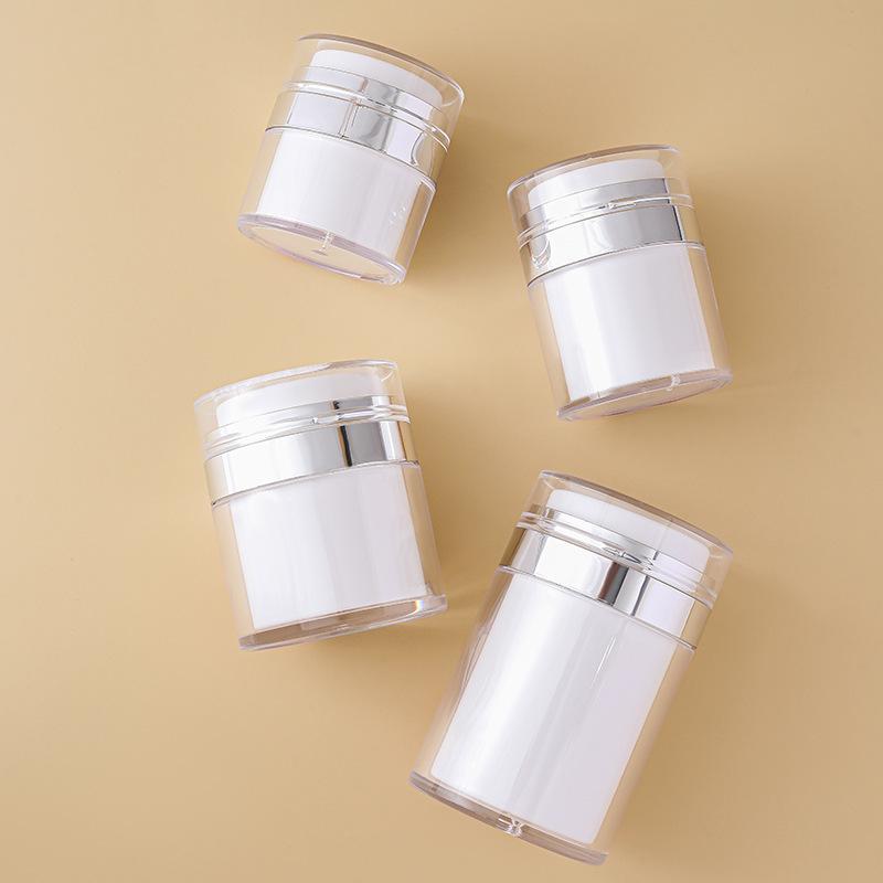 クリーム用容器 クリームジャー 15cc 30cc 50cc 詰め替え容器 空容器 真空 ボトル ケース 旅行 出張 持ち運び トラベル 小分け シン : zak-45100-1 : プラス ...