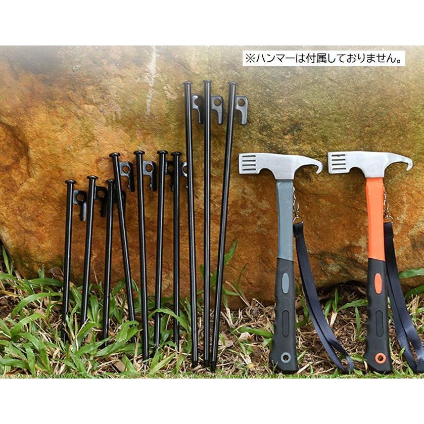 plusnao テントペグ 5本セット タープペグ 固定ピン テント設営 キャンプ アウトドア 20cm 25cm 30cm 40cm 釘 キャンプグッズ 野外 BB : プラスナオYahoo ...