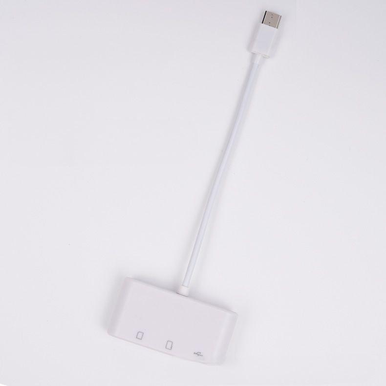 メモリーカードリーダー TypeC USBメモリ MicroSD 変換アダプター TypeB対応 PCアクセサリー MicroUSB ホワイト ブラッ : プラスナオYahoo!店 - 通販 ...