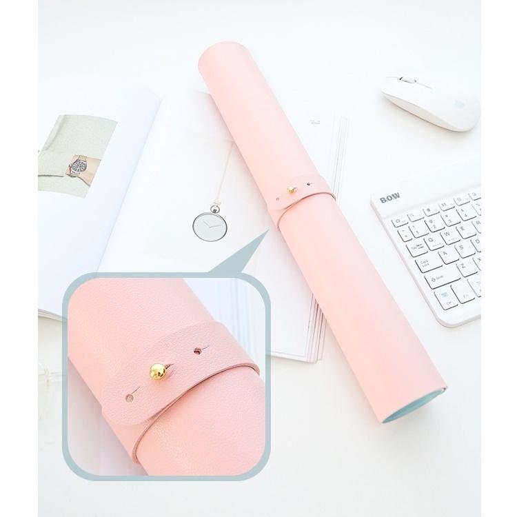 plusnao（プラスナオ） デスクマット オフィス PUレザー カラバリ豊富 シンプル 無地 70 35cm テーブルマット マウスパッド マウス PC 大型マウスパッド かわい : プラス ...