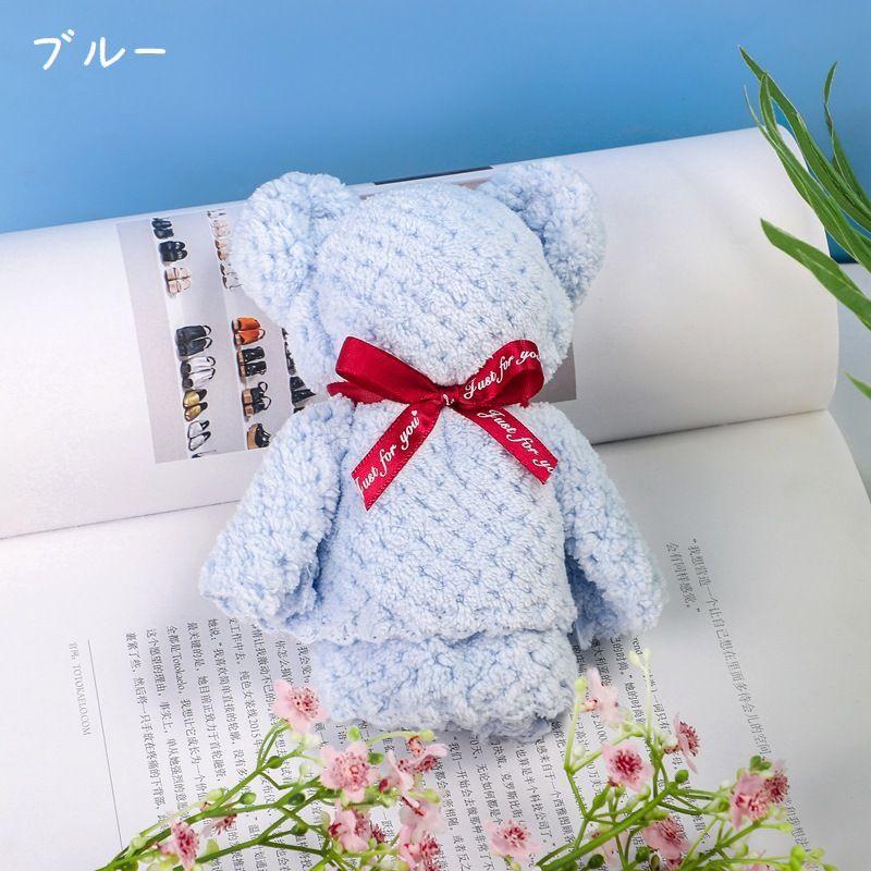 plusnao（プラスナオ） ミニタオル タオルベア 30 30cm 単品 クマ くま プレゼント ギフト お祝い 贈り物 景品 ふわふわ 柔らかい かわいい おしゃれ : プラスナオ ...