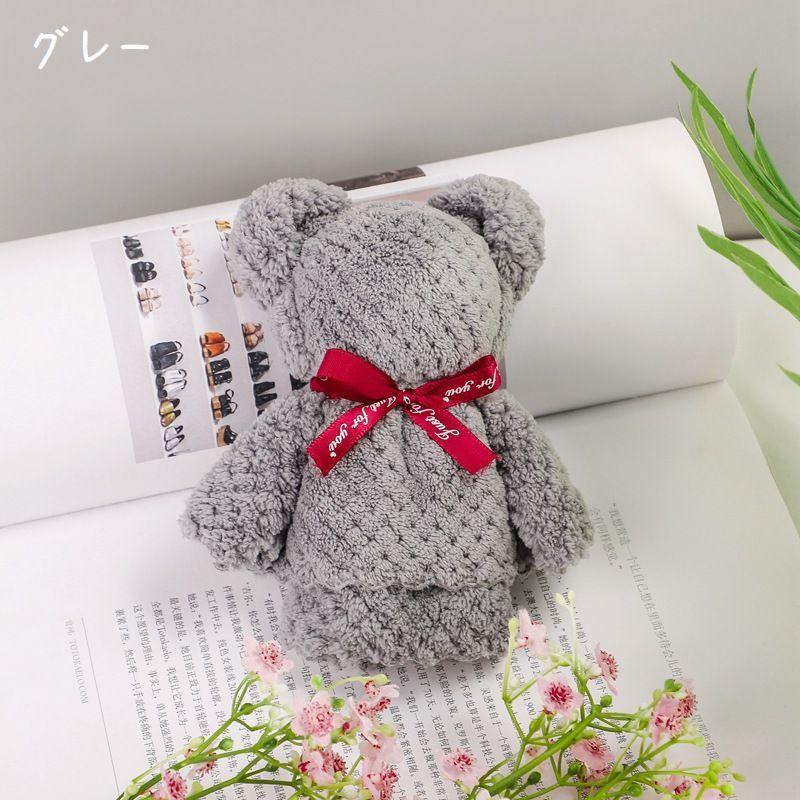 plusnao（プラスナオ） ミニタオル タオルベア 30 30cm 単品 クマ くま プレゼント ギフト お祝い 贈り物 景品 ふわふわ 柔らかい かわいい おしゃれ : プラスナオ ...