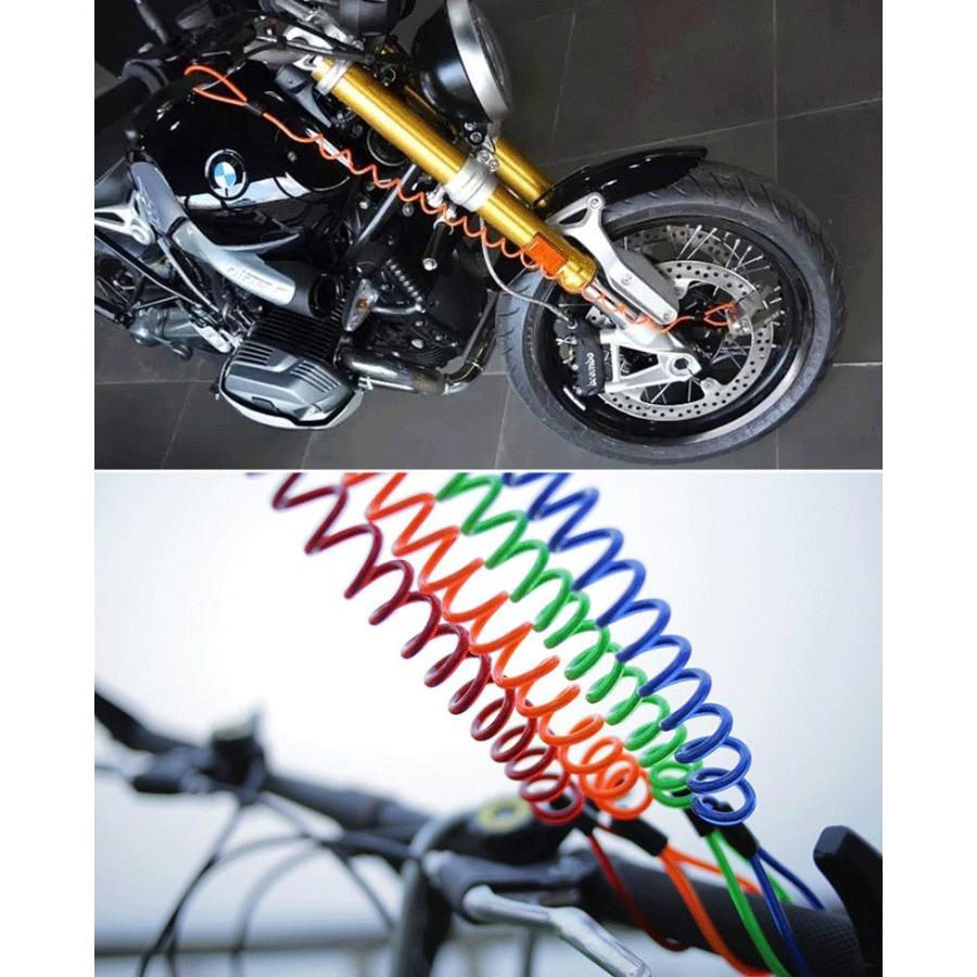 ディスクロック用 リマインダーケーブル 1.2m 盗難防止 防犯 安全対策 外し忘れ防止 スプリング コイル ワイヤー ロープ : zak-56982 : プラスナオYahoo!店 - 通販 ...