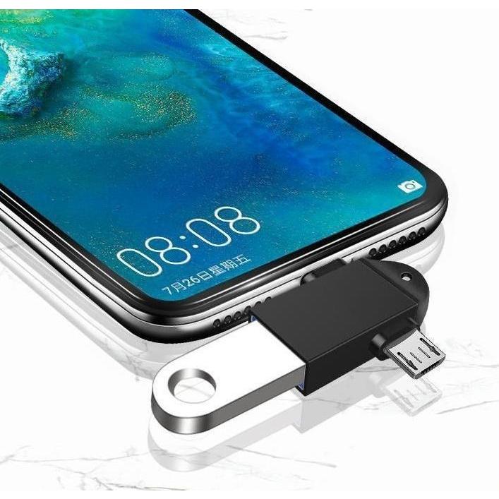 OTGケーブル 2in1 MicroUSB Type-C to USB変換アダプター USB3.0 充電 通信 データ転送 スマホ タブレット : プラスナオYahoo!店 - 通販 ...