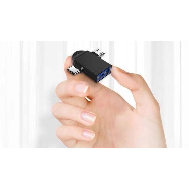OTGケーブル 2in1 MicroUSB Type-C to USB変換アダプター USB3.0 充電 通信 データ転送 スマホ タブレット : プラスナオYahoo!店 - 通販 ...