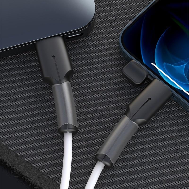 ケーブル保護カバー ケーブルプロテクター iphone Android Type-C Type-A Lightning USB iPod キャップ付き : プラスナオYahoo!店 - 通販 ...