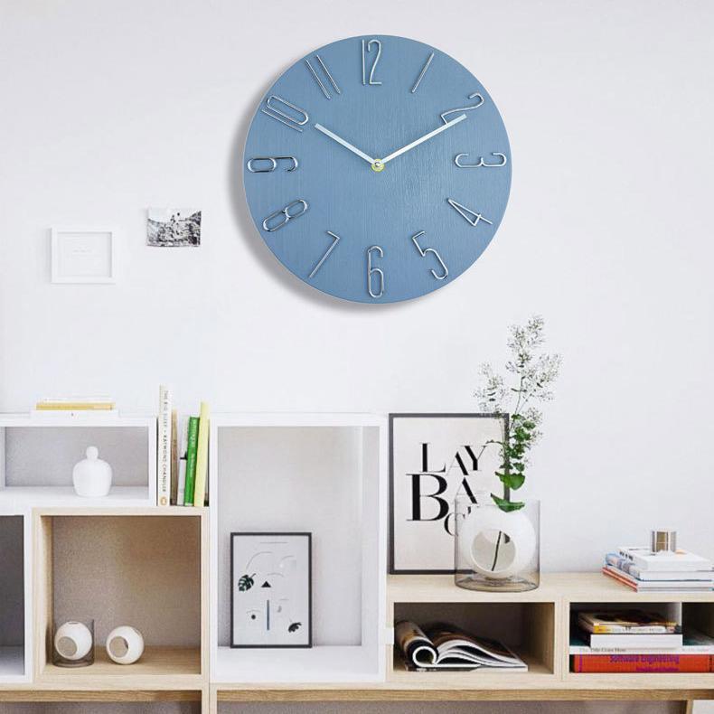 壁掛け時計 丸形 ラウンド型 30cm アナログ時計 クオーツ時計 秒針 シンプル おしゃれ クール かっこいい リビング 寝室 オフィス インテリア :zak-65415:プラスナオ ...