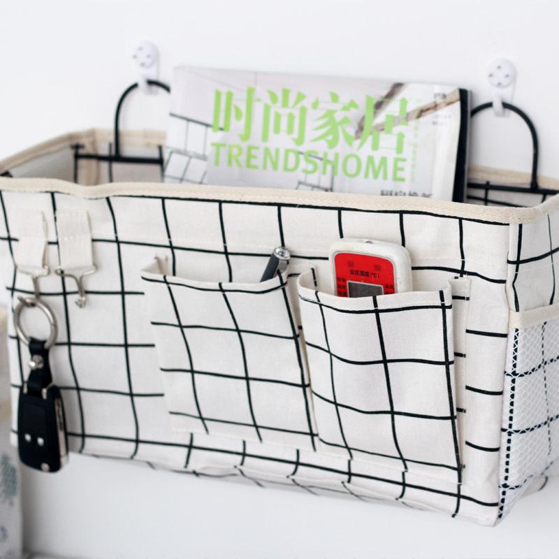 plusnao ウォールポケット 壁掛けラック 吊り下げ収納 壁面収納 A4 小物入れ 横長 大容量 たっぷり 大きめ サイドポケット ネット シンプル ナチュラル : プラスナオYahoo ...