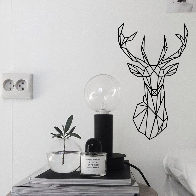 plusnao ウォールステッカー 壁ステッカー 壁紙シール シール式 おしゃれ 鹿 シカ 北欧風 ルームデコレーション ウォールデコレーション 貼り付け簡単 DIY : プラスナオYahoo ...