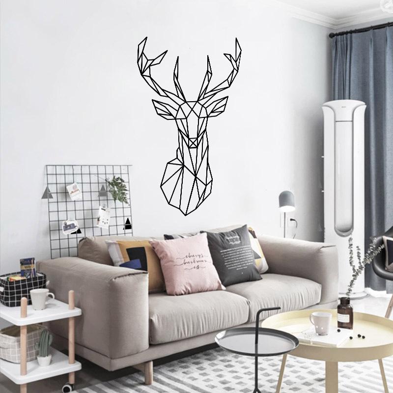 plusnao ウォールステッカー 壁ステッカー 壁紙シール シール式 おしゃれ 鹿 シカ 北欧風 ルームデコレーション ウォールデコレーション 貼り付け簡単 DIY : プラスナオYahoo ...