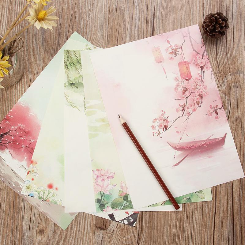 plusnao 封筒 便箋 各10枚セット 別売り 文房具 文具 事務用品 長封筒 ふうとう びんせん 花 フラワー 風景 レトロ クラシック チャイナ おしゃれ 手 : プラスナオYahoo ...