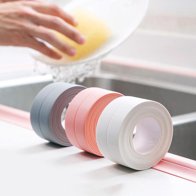 防水テープ 防カビテープ 隙間テープ 汚れ防止 防油 カビ対策 水回り すき間 キッチン シンク コンロ バスルーム 浴室 洗面所 トイレ DIY 無 :zak-86930:プラスナオ ...