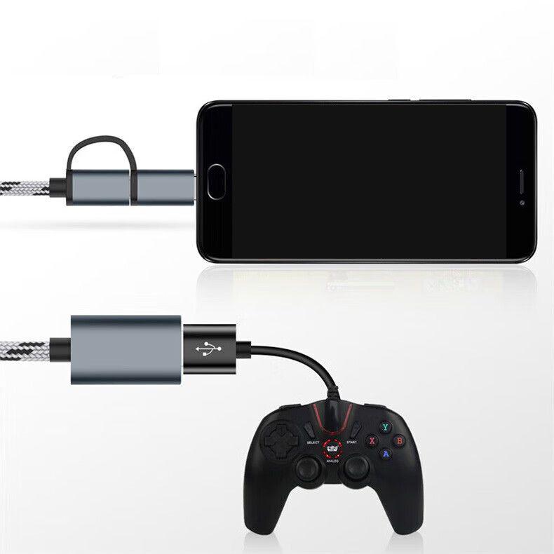 OTGケーブル 2in1 MicroUSB Type-C to USB変換アダプター 充電 通信 データ転送 スマホ タブレット : プラスナオYahoo!店 - 通販 - Yahoo!ショッピング