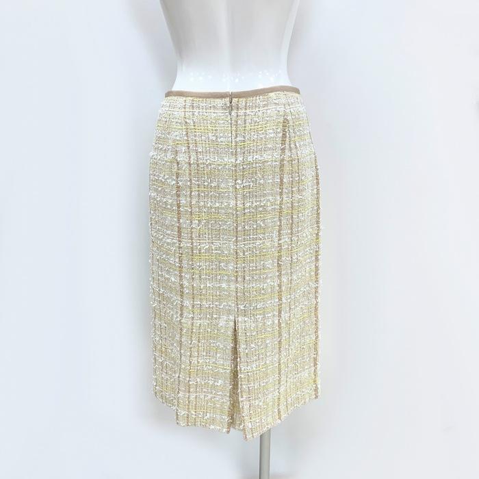 Lui Chantant（ルイ シャンタン） ツィード タイトスカート 日本製 021-76101 Lui Chantant セットアップ対応 ...