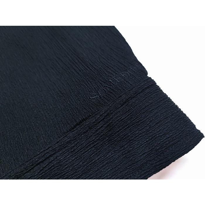 SOMEDIFF 7分袖シャツ サマーリゾート 楊柳生地 66987 サムディフ ストレッチ 清涼感 ブラック 夏におススメ 日焼け防止に ...