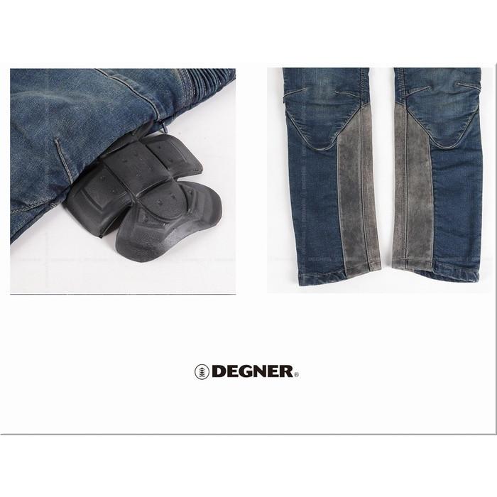 花山 レザー 本革 デニムパンツ ヒートガード 牛革 ヴィンテージ dp-27v DEGNER デグナー モトクロスパンツ 丸洗いできる ジーパン プロテクター付き : PLUS ...