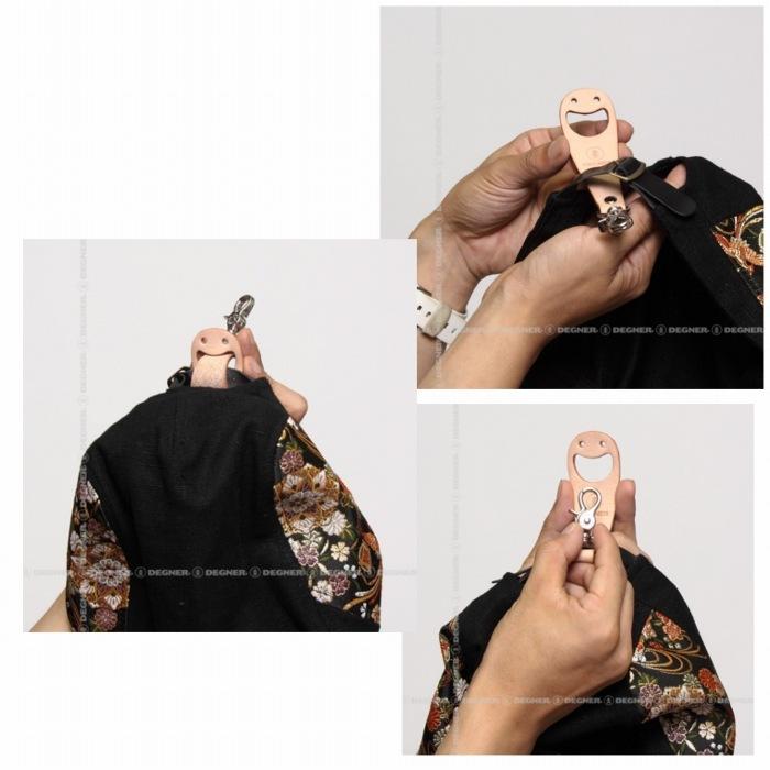 DEGNER レザー キャップ ホルダー ニコちゃんマーク レターパック対応 k-26 デグナー バイク ツーリング 贈り物 ギフト プレゼント 母の日 : PLUS TOKAGEYA ...