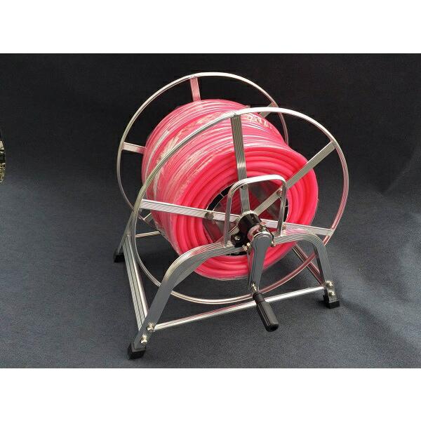 アルミ製動噴ホースリールセット SAL-PH150 ハイカラーホースピンク 5.0Mpa 8.5mm×100m 金具付 防J 代引不可 : 農業用品販売のプラスワイズ - 通販 - Yahoo ...