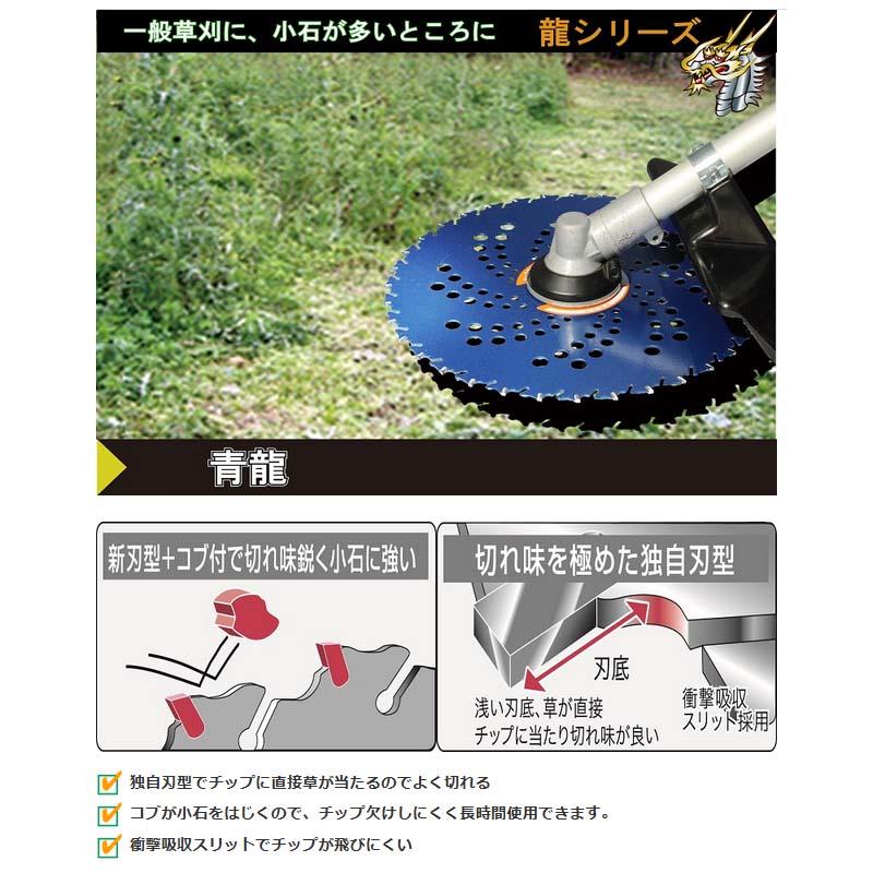 刈払機用 チップソー 青龍 あおいりゅう 255mm×36P 0032 三陽金属 三冨D :907441:農業用品販売のプラスワイズ - 通販 - Yahoo!ショッピング