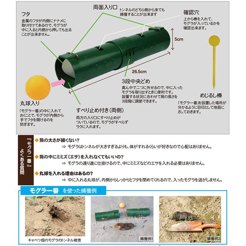 タイガー モグラ一番 TMI-2 10パック モグラ専用 両面扉式 捕獲器 獣害防止 防獣 ハオ 代引不可 : 農業用品販売のプラスワイズ - 通販 - Yahoo!ショッピング