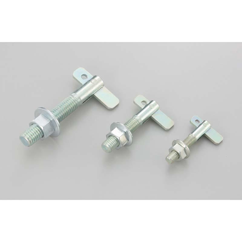 アンカー Tロック TLタイプ スチール 三価クロメート処理 TL-1250 ユニカ 30本 はさみ固定式アンカー コンクリート 工事 三冨D ...